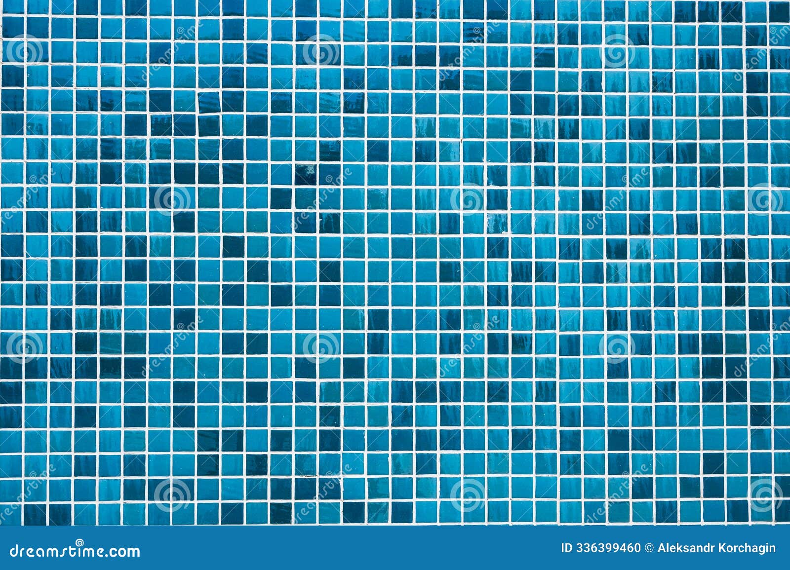 Small Blue Mosaic Tiles. Backgrounds and Textures. Stock Photo - Image ...