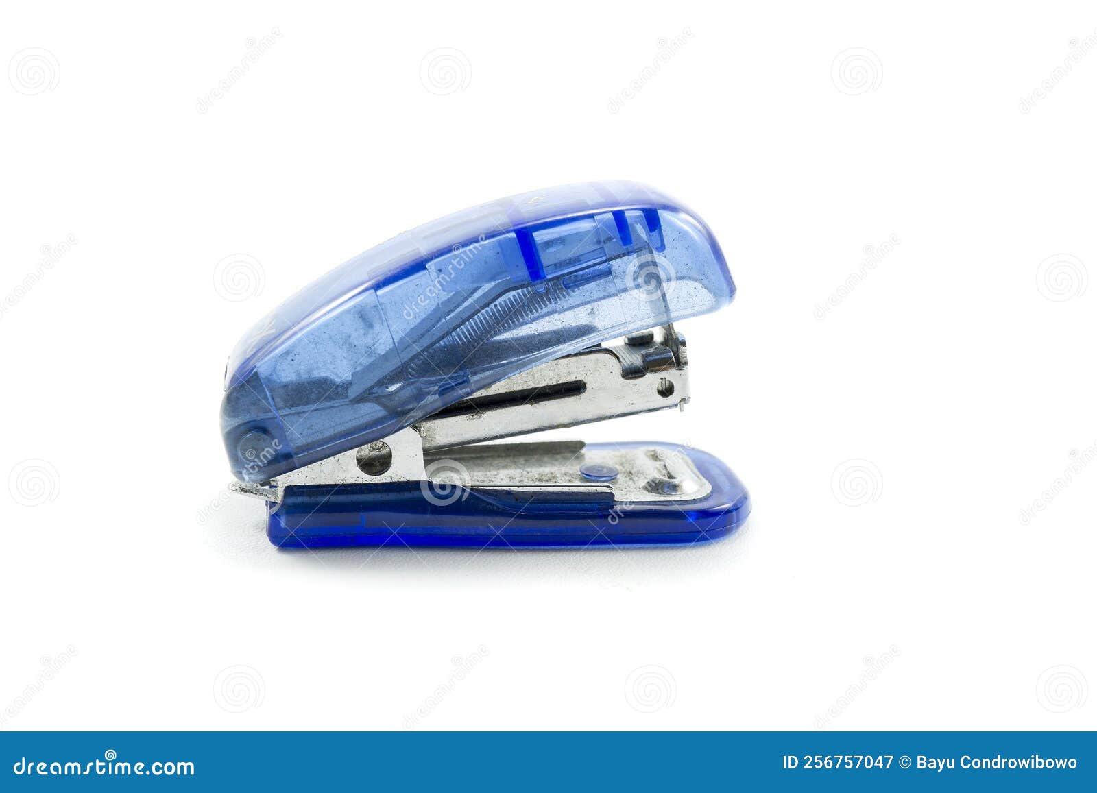 Small Blue Stapler Isolated on a White Background Stock Image - Image ...