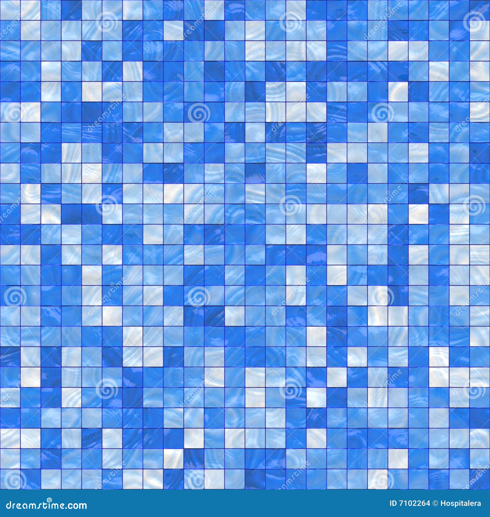 Small blue tiles stock illustration. Illustration of decor - 7102264