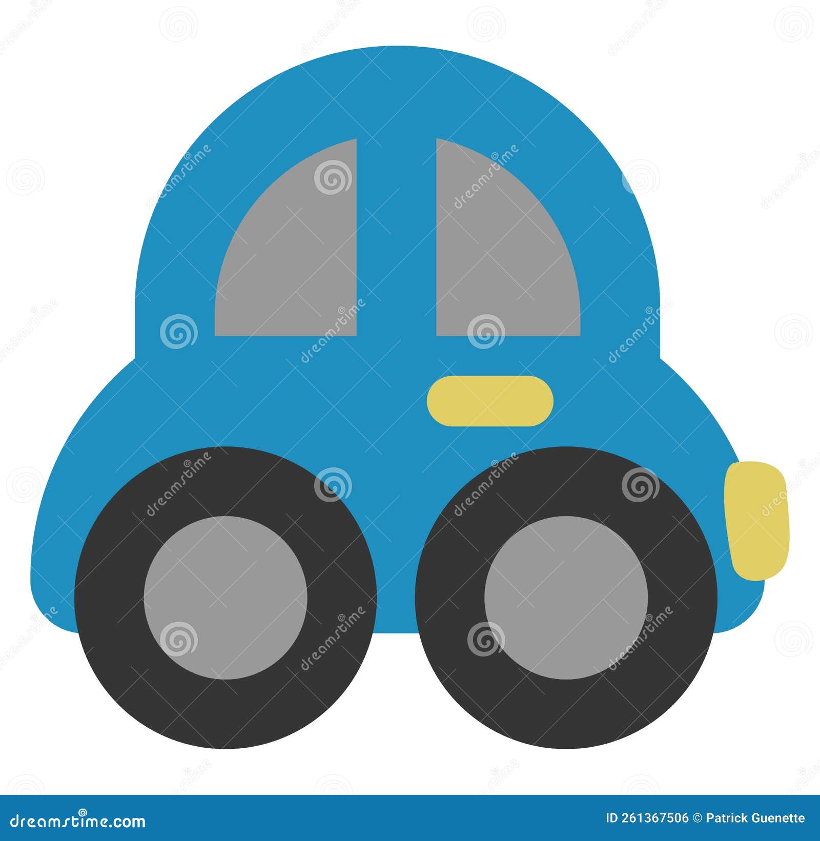 Small Blue Transport Car, Icon Stock Vector - Illustration of travel ...