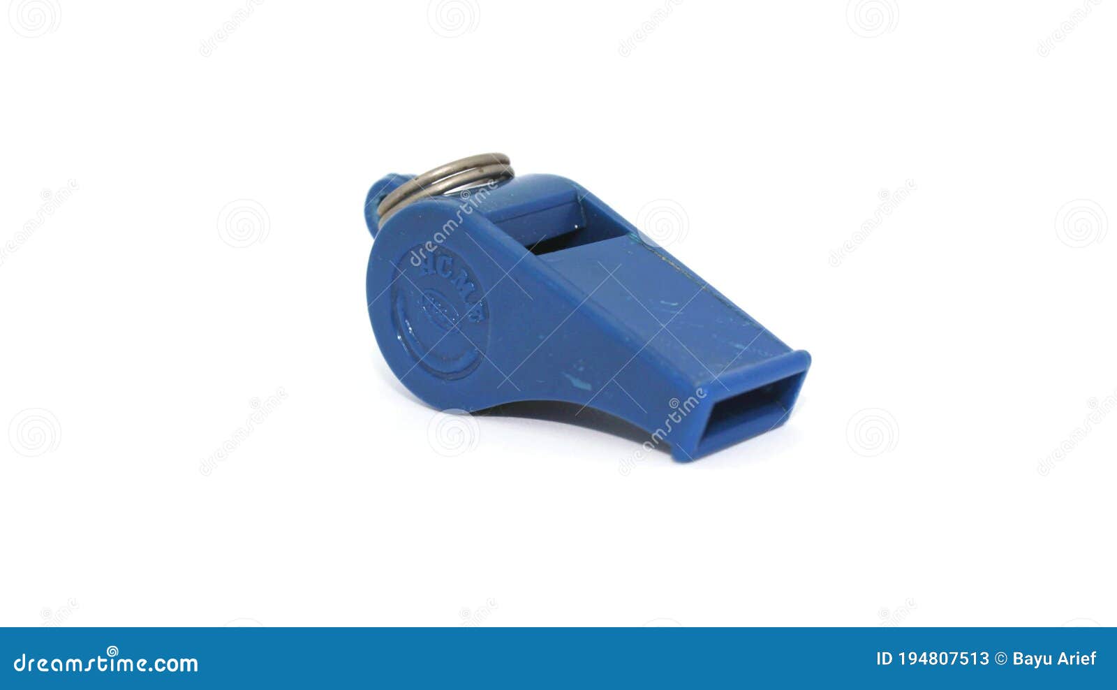 Small Blue Whistle in White Background Stock Illustration ...