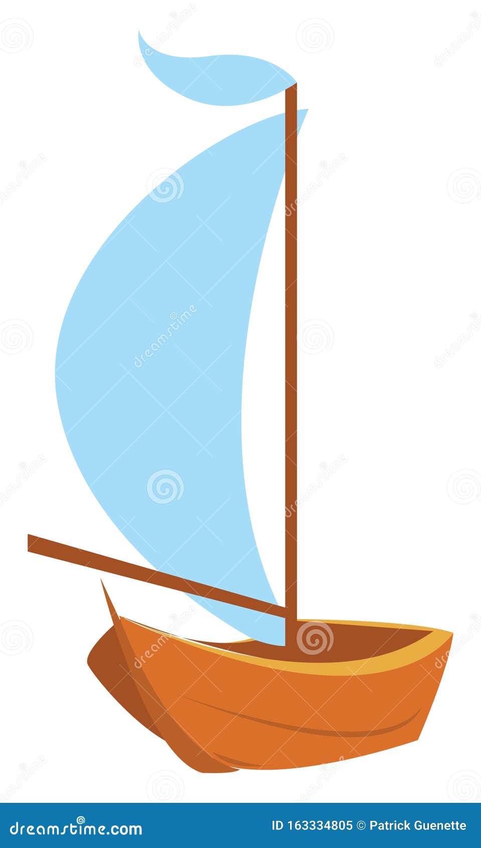 Small Boat, Illustration, Vector Stock Illustration - Illustration of ...