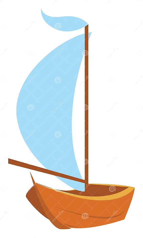 Small Boat, Illustration, Vector Stock Illustration - Illustration of ...