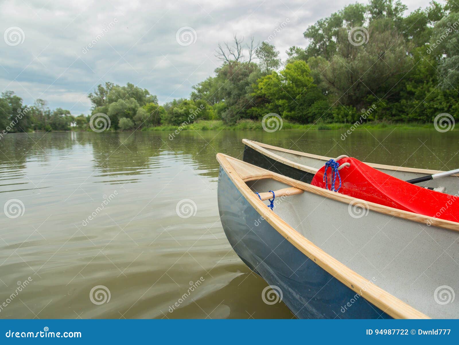 Small boat on river stock photo. Image of vessel, adventure - 94987722