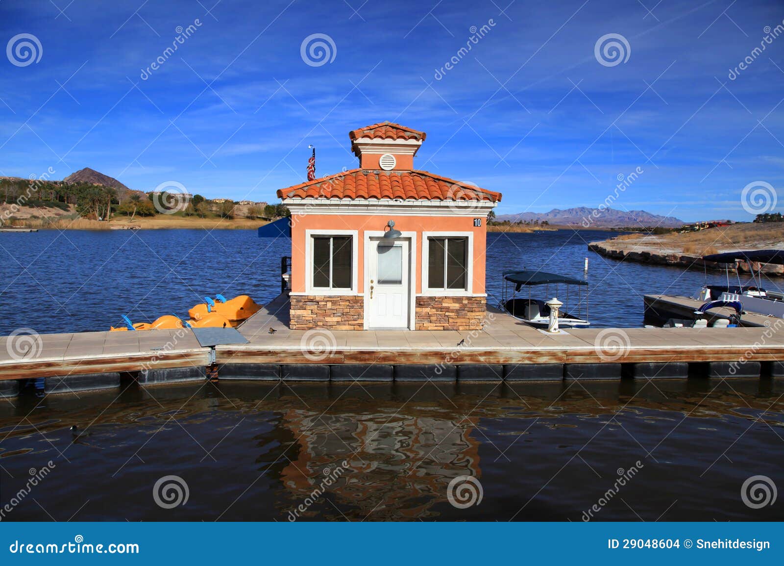 Small boating dock stock photo. Image of america, environment - 29048604