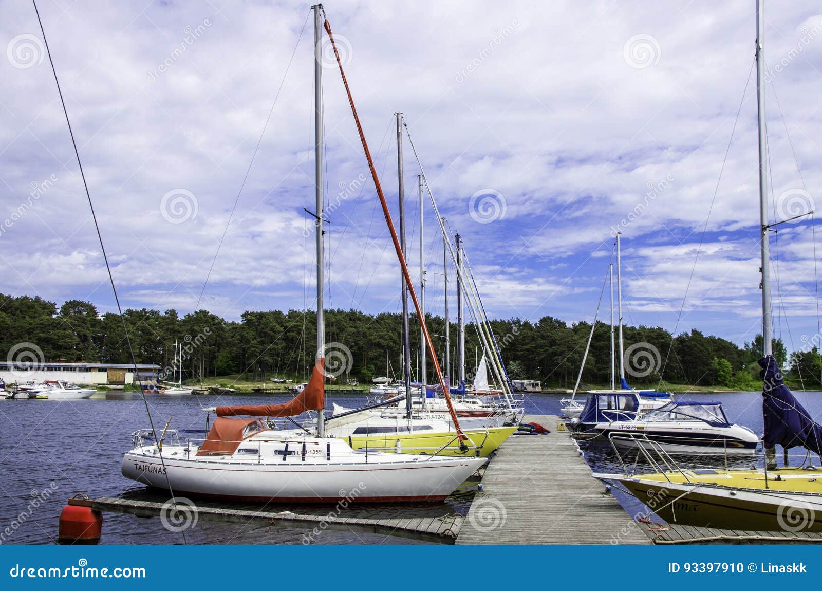 Small Boats in Beautiful Bay and Blue Sky Editorial Image - Image of ...
