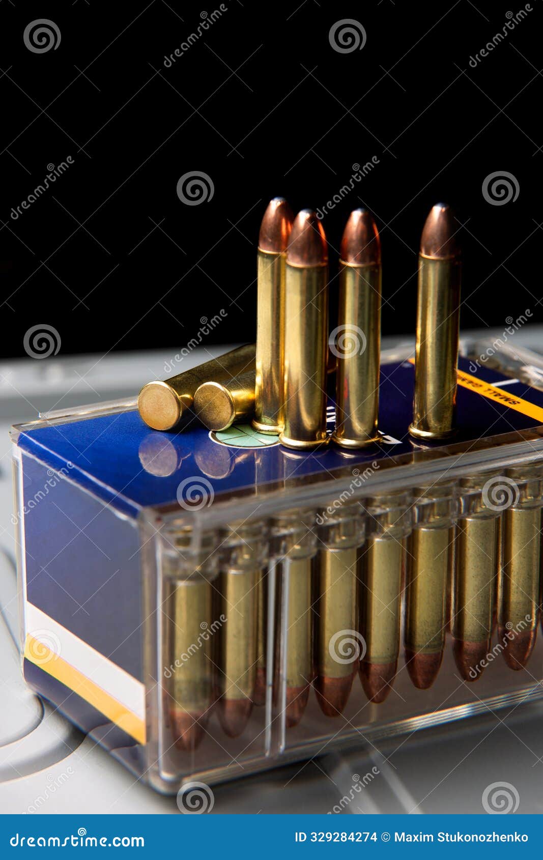 Small-bore Rifle .22 Lr Isolated On White Background. Modern .22lr Semi ...