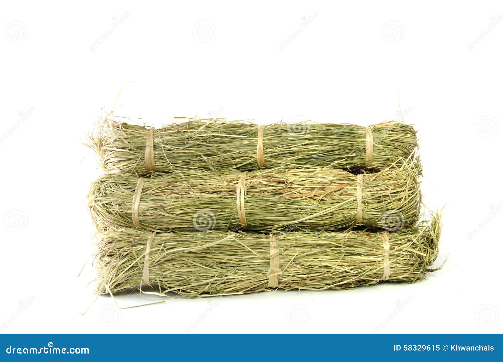 Small Bound Hay Bales or Haystacks Stock Image - Image of outdoor ...