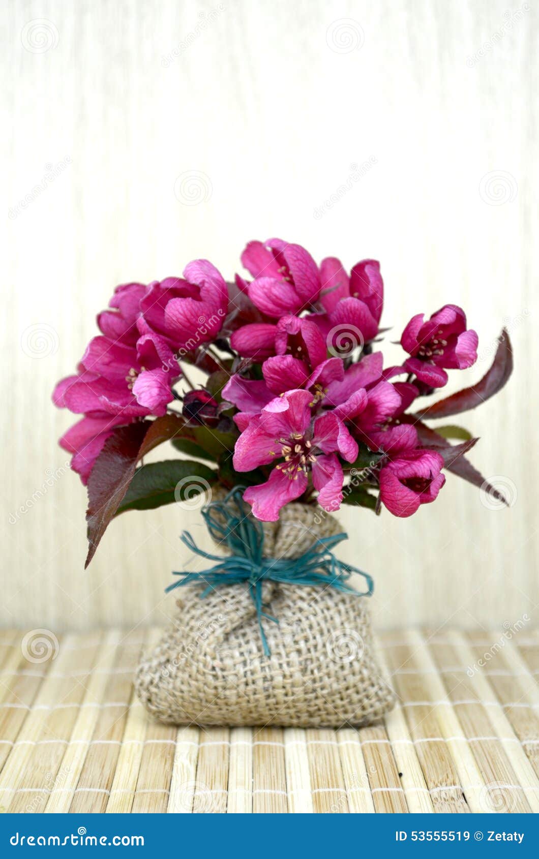A small bouquet of flowers stock image. Image of closeup - 53555519