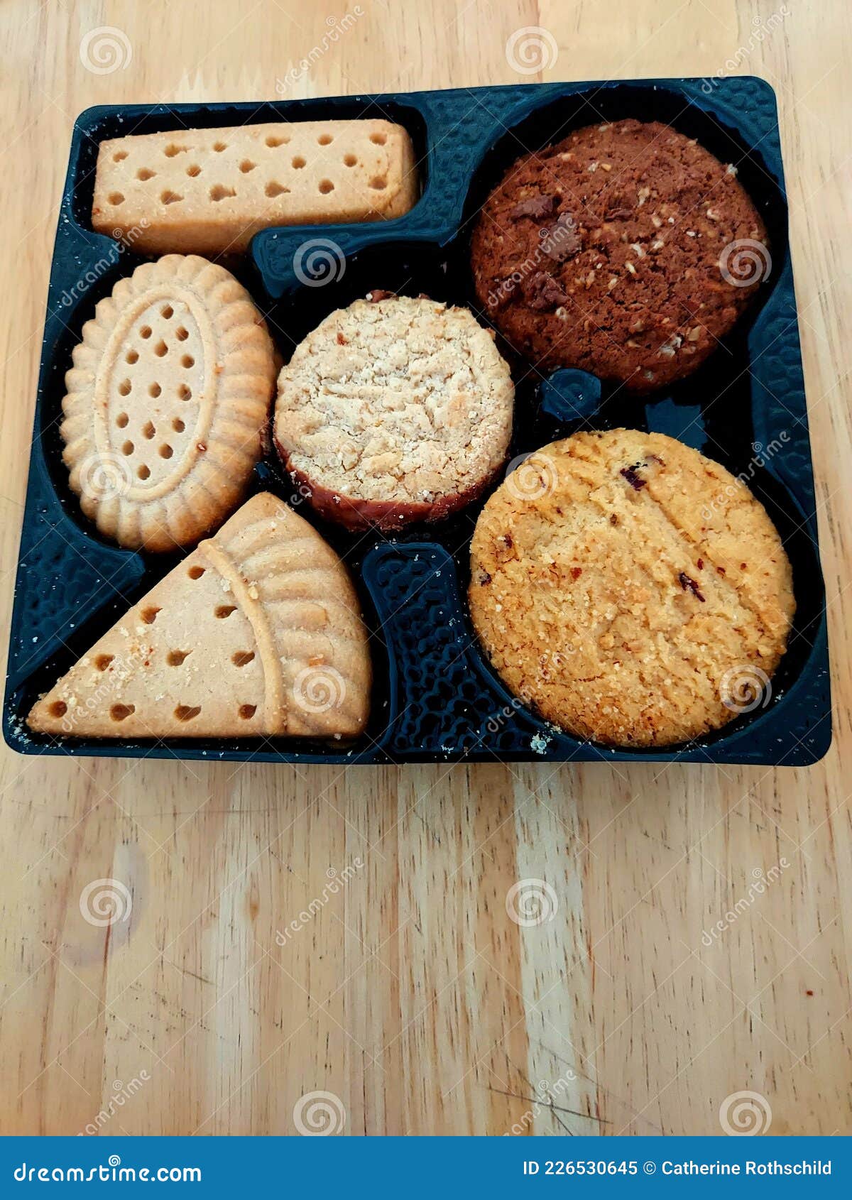 A Small Box of Shortbread Biscuits Stock Image - Image of biscuits ...