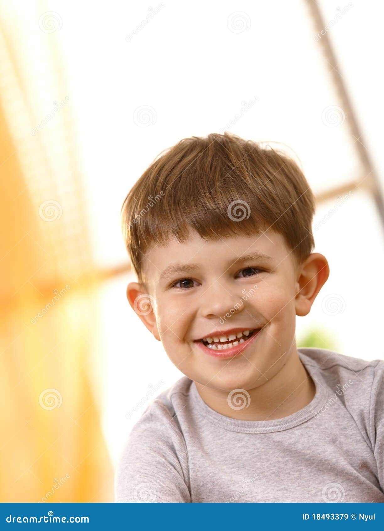Small boy laughing stock image. Image of alone, cute - 18493379