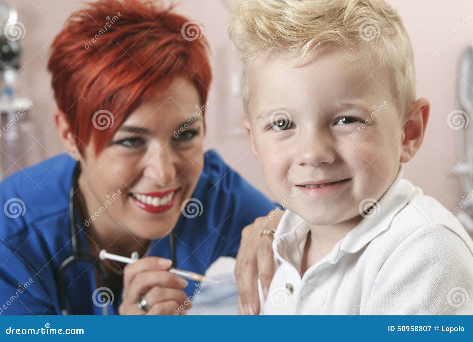 Nurse Gives Boy Shot Stock Photos - Free & Royalty-Free Stock Photos ...
