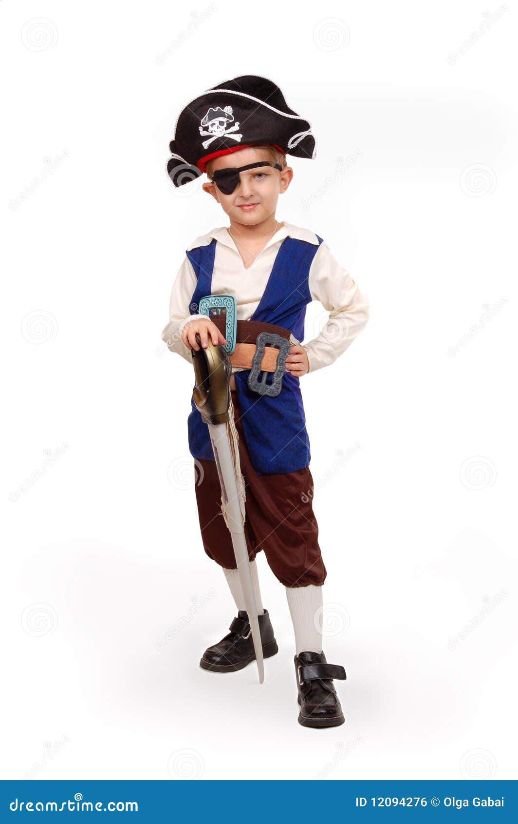 Small Boy in the Pirate Costume Stock Photo - Image of pirate, portrait ...