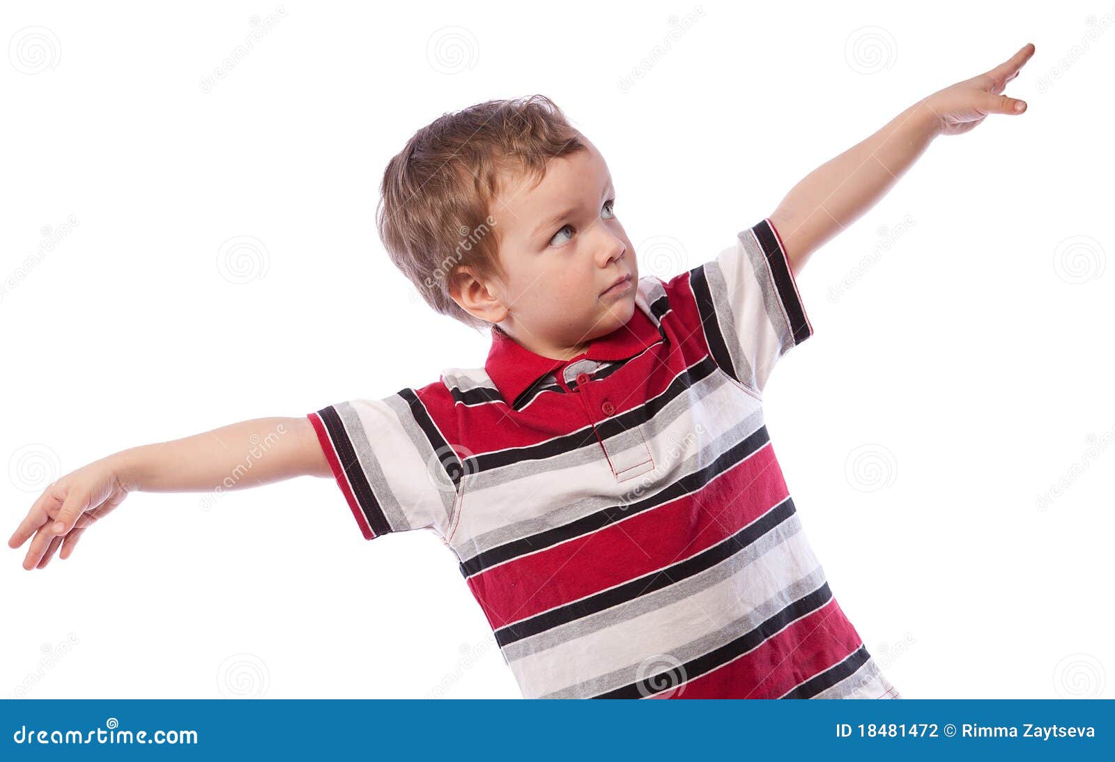 Small Boy Stretches His Hands Stock Photo - Image of human, preschool ...