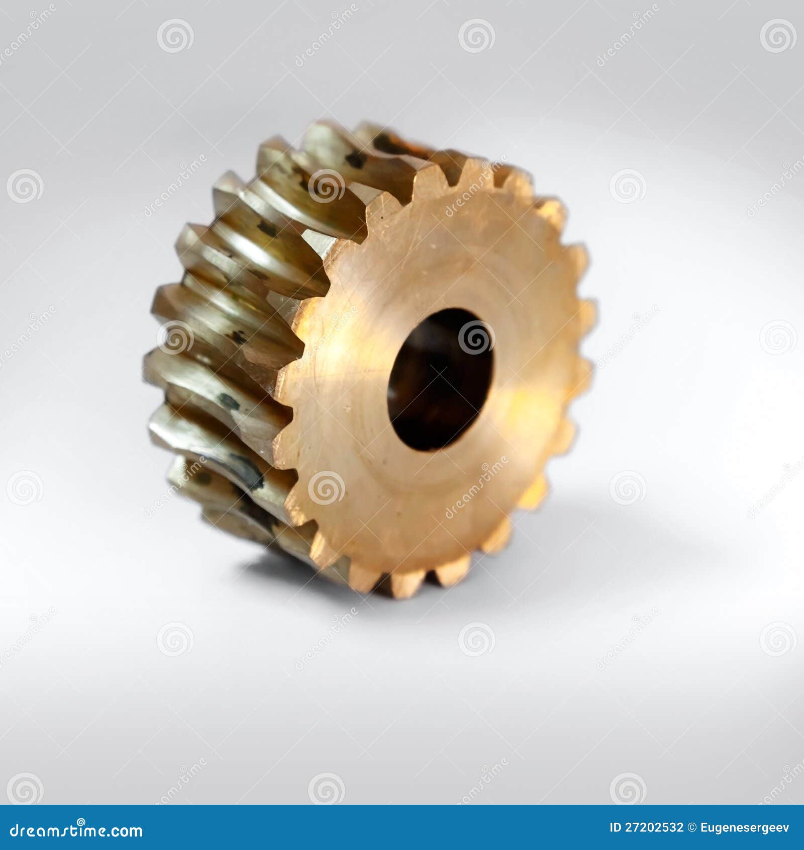Small brass gear macro stock photo. Image of gearwheel - 27202532