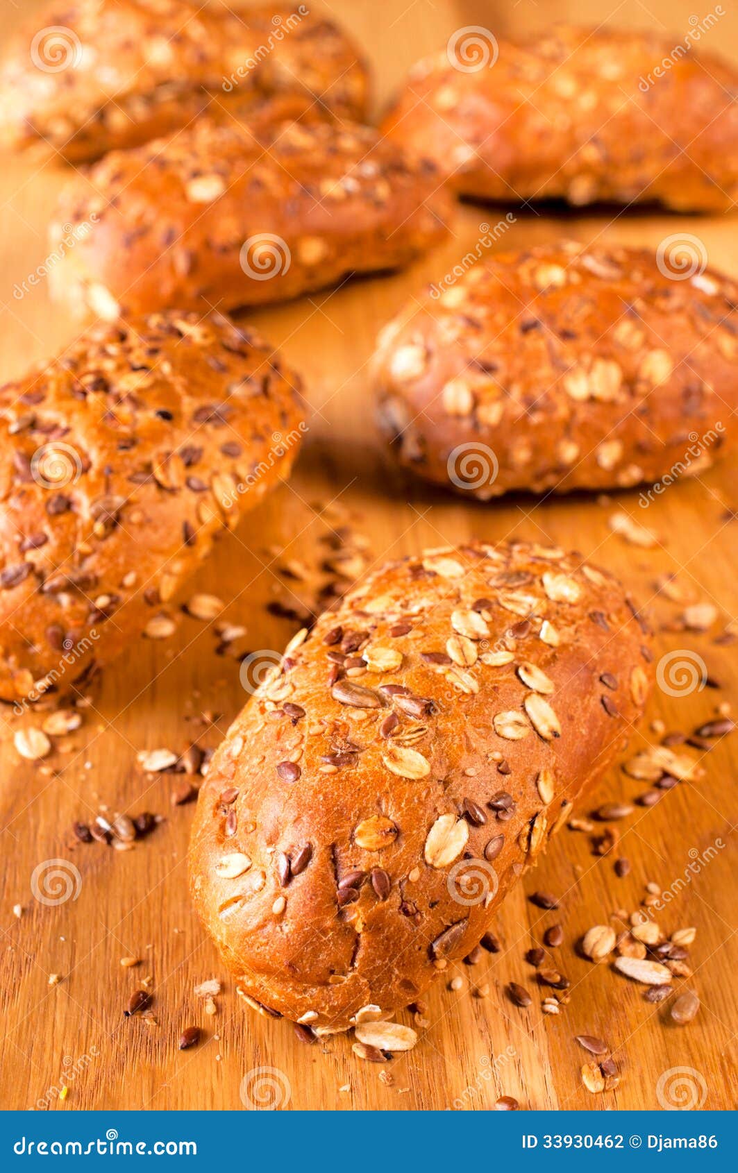 Small breads stock photo. Image of eating, grain, brown - 33930462