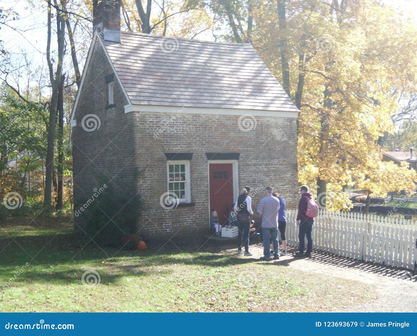 Small brick home editorial stock image. Image of home - 123693679