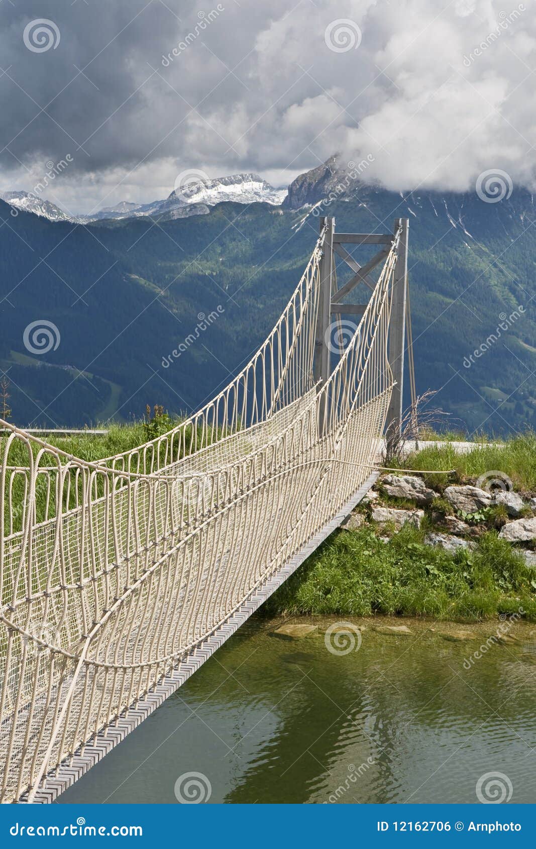 Small Bridge stock photo. Image of water, green, bridge - 12162706