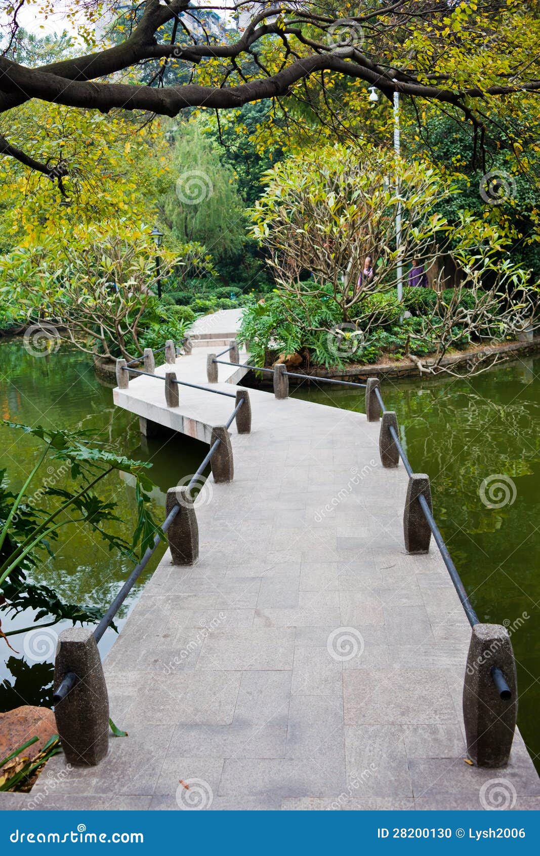 Small bridge stock photo. Image of pond, branch, canton - 28200130