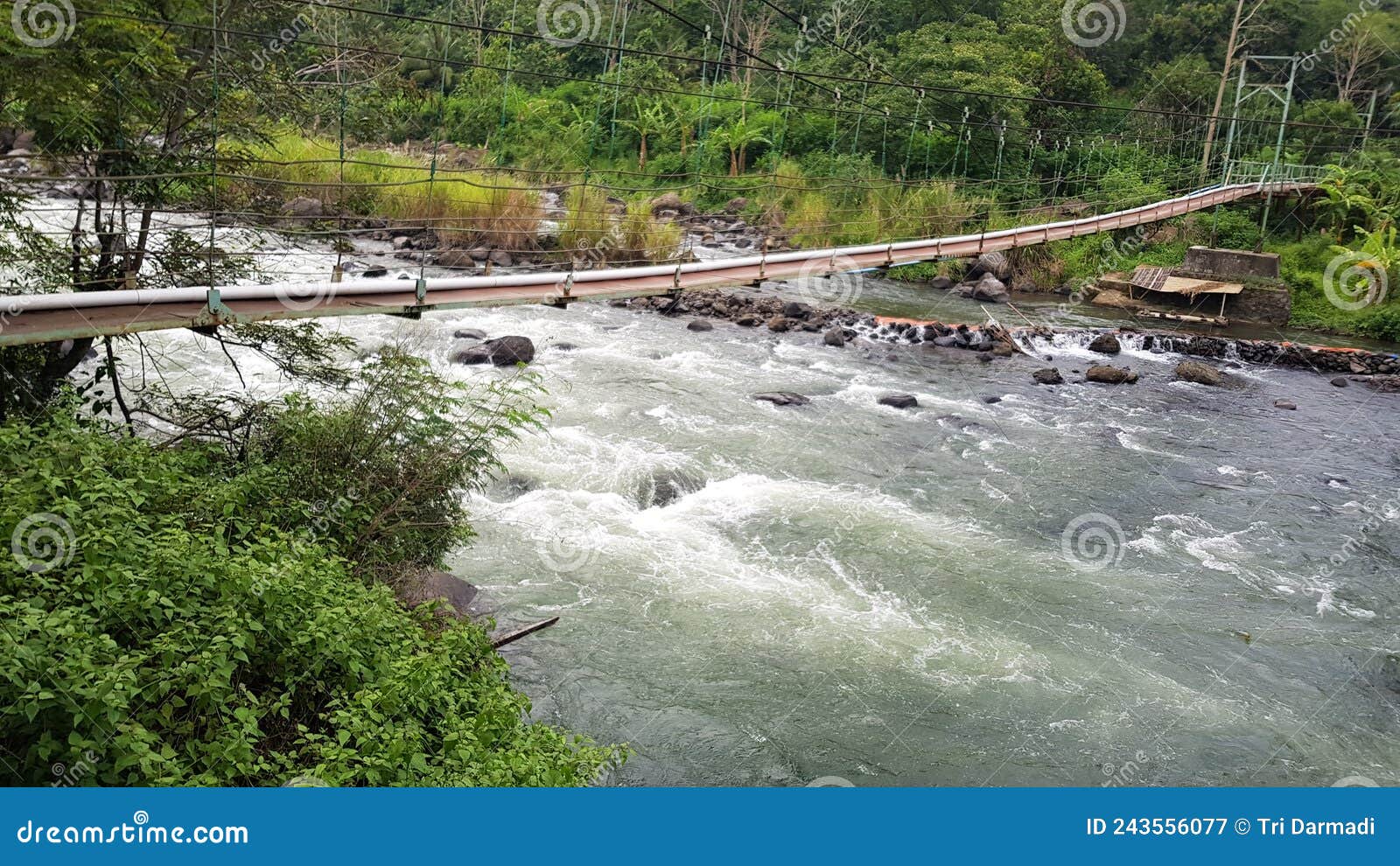The Small Traditional Bridge Stock Image - Image of villages ...