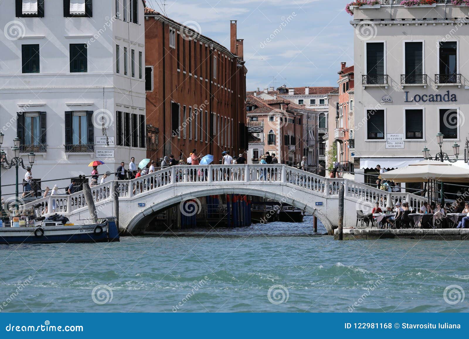 Bridge Over Canal in Venice, Italy Editorial Stock Photo - Image of ...
