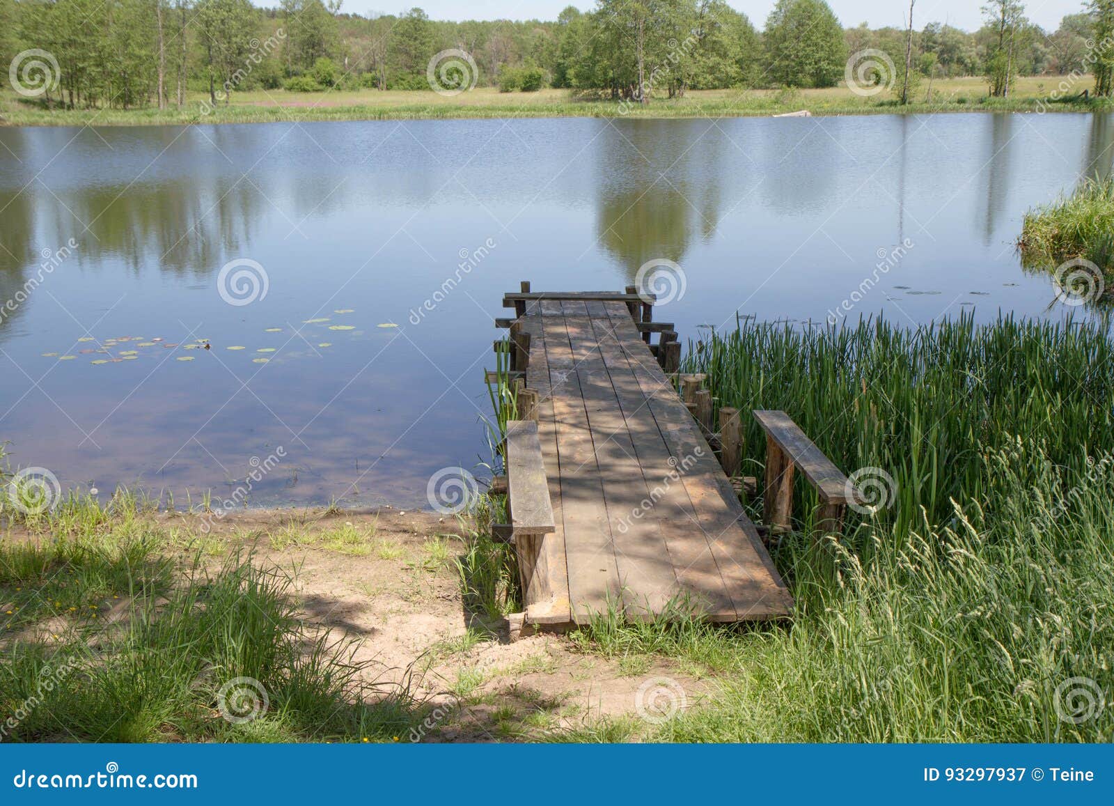 A small bridge stock image. Image of leaf, tranquil, alba - 93297937