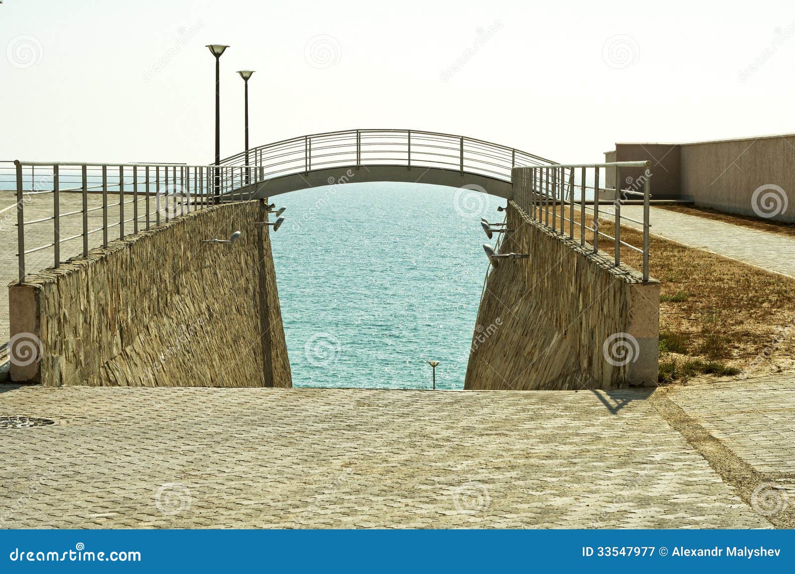 Small bridge. stock image. Image of city, bridge, pedestrian - 33547977