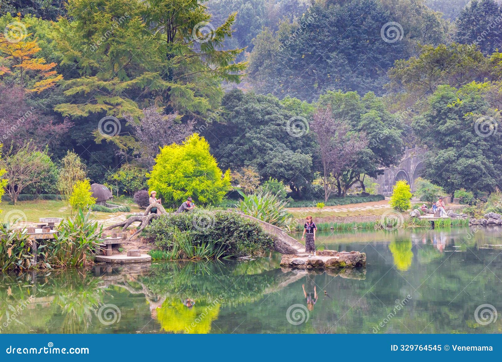 Park In Hangzhou View From Hangzhou East Railway Station, China ...