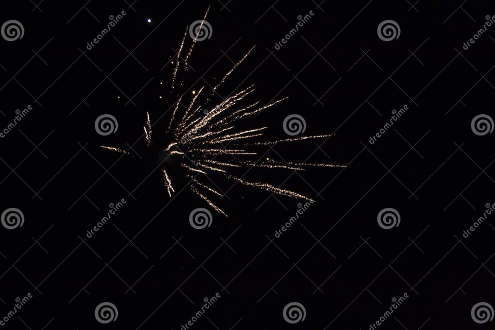 Small Bright Firework Burst Stock Photo - Image of bang, event: 80051034