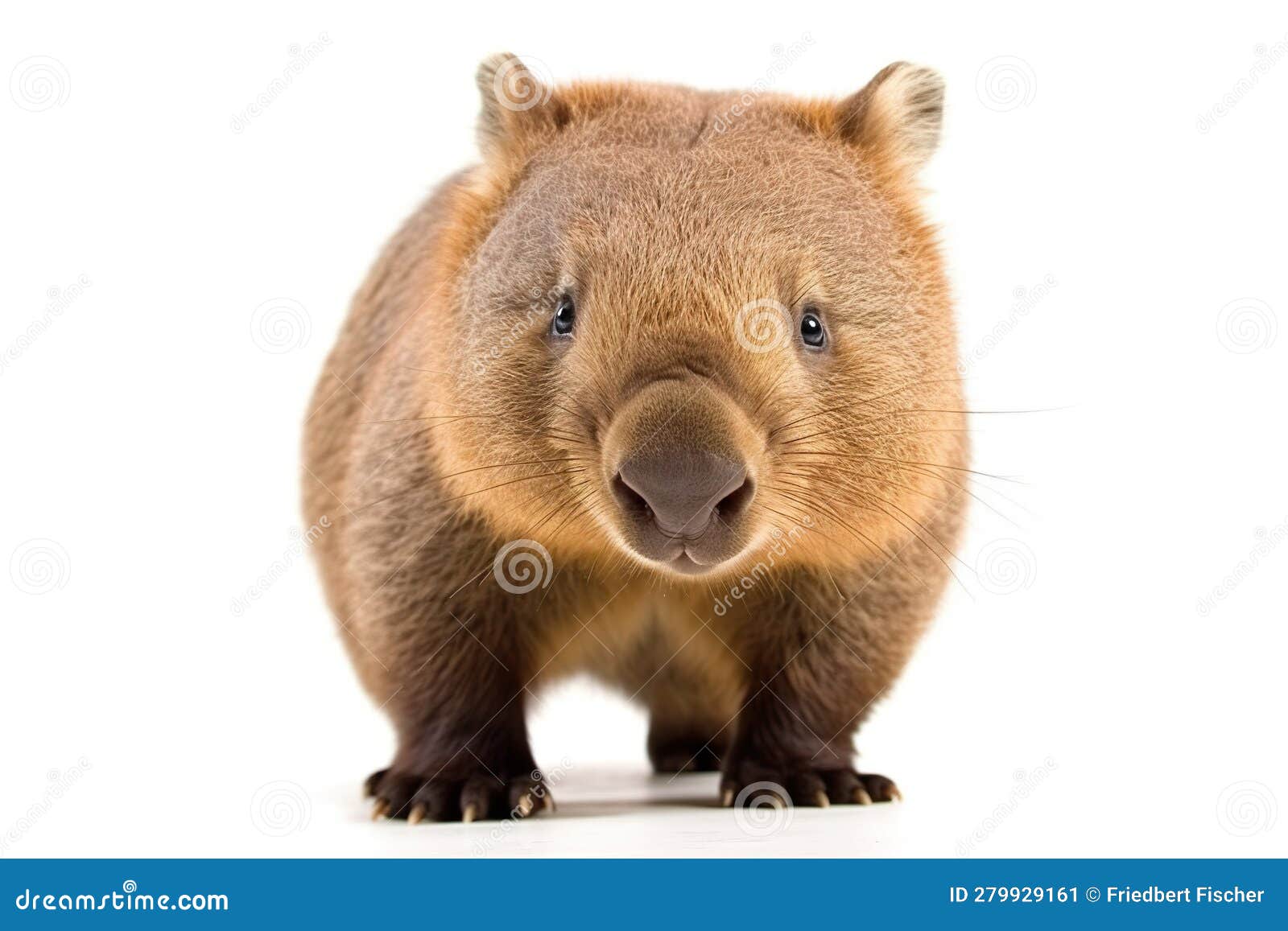 A Small Brown Animal Standing on a White Surface. Generative AI Image ...