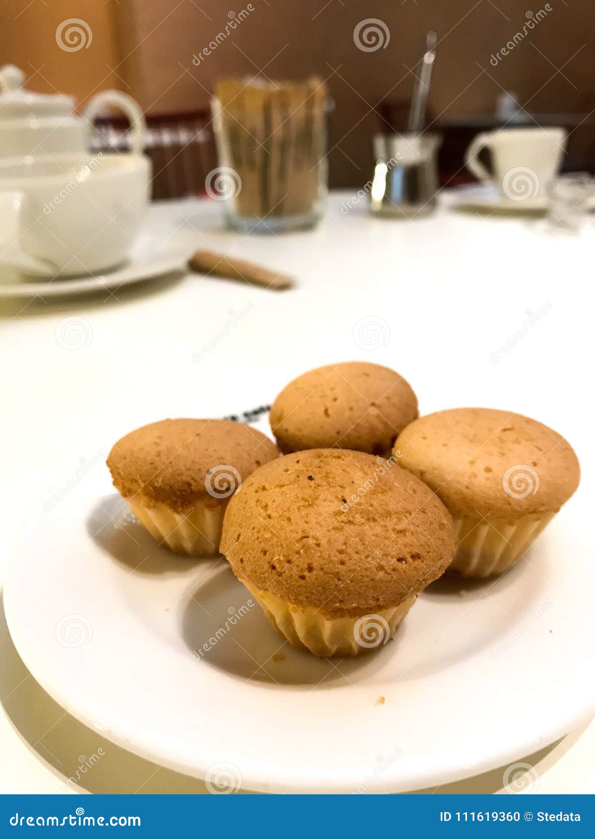Small Cakes for Coffee Break Stock Photo - Image of cakes, brown: 111619360