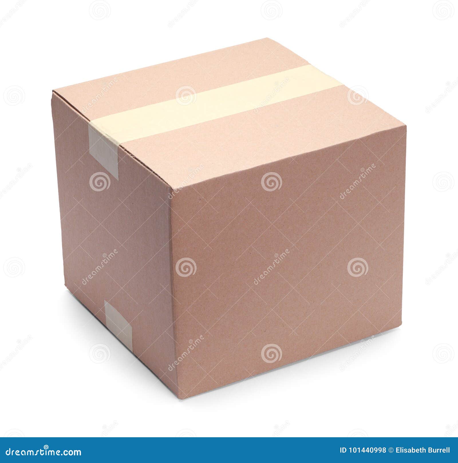 Closed Square Box stock photo. Image of square, isolated - 101440998