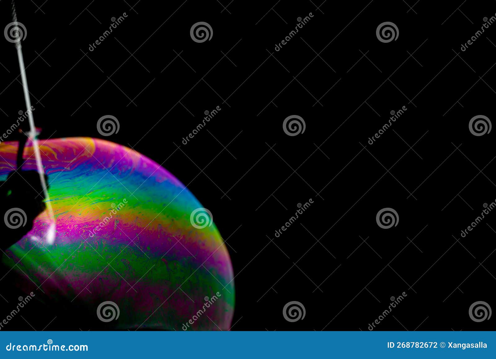 Small Bubble with the Appearance Gaseous Atmosphere Stock Photo - Image ...