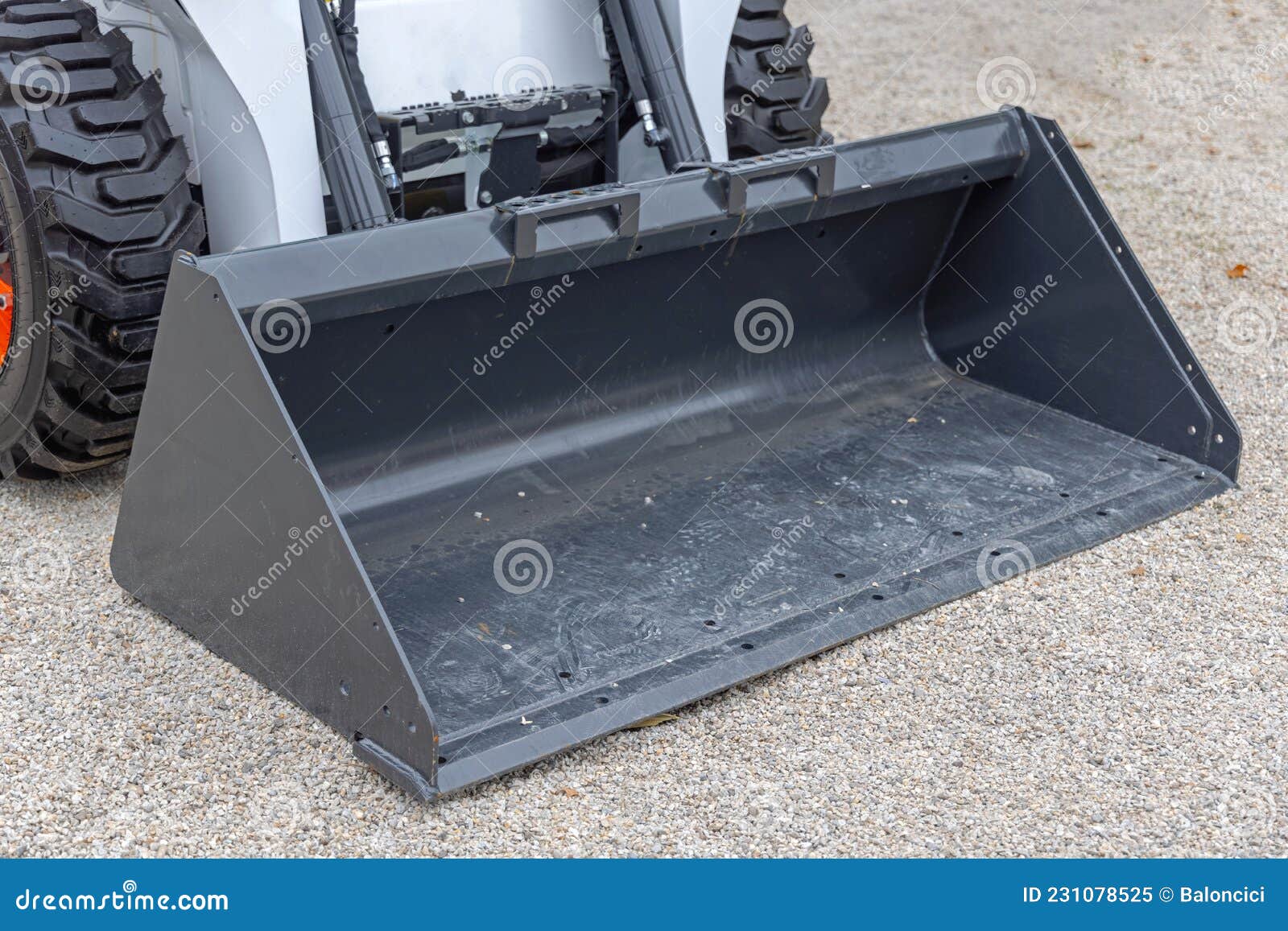 Loader Bucket stock image. Image of novi, small, vehicle - 231078525