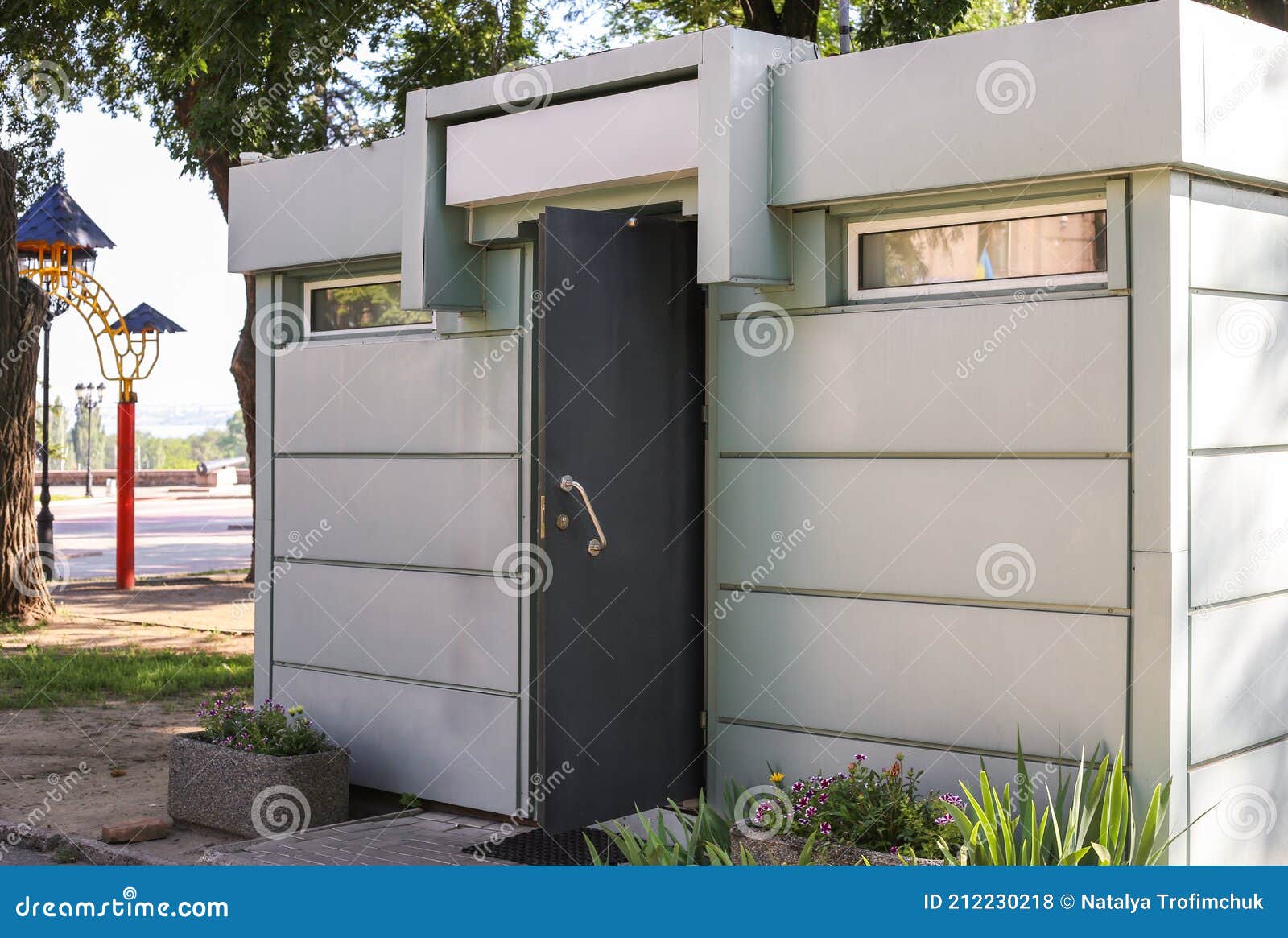 Small Building in the Park. Stock Photo - Image of resolution, outdoor ...