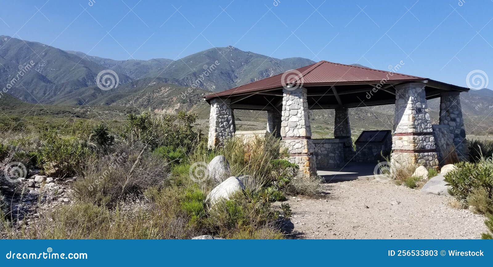 Small Building with Pillars and a Dome in Front of a Beautiful ...