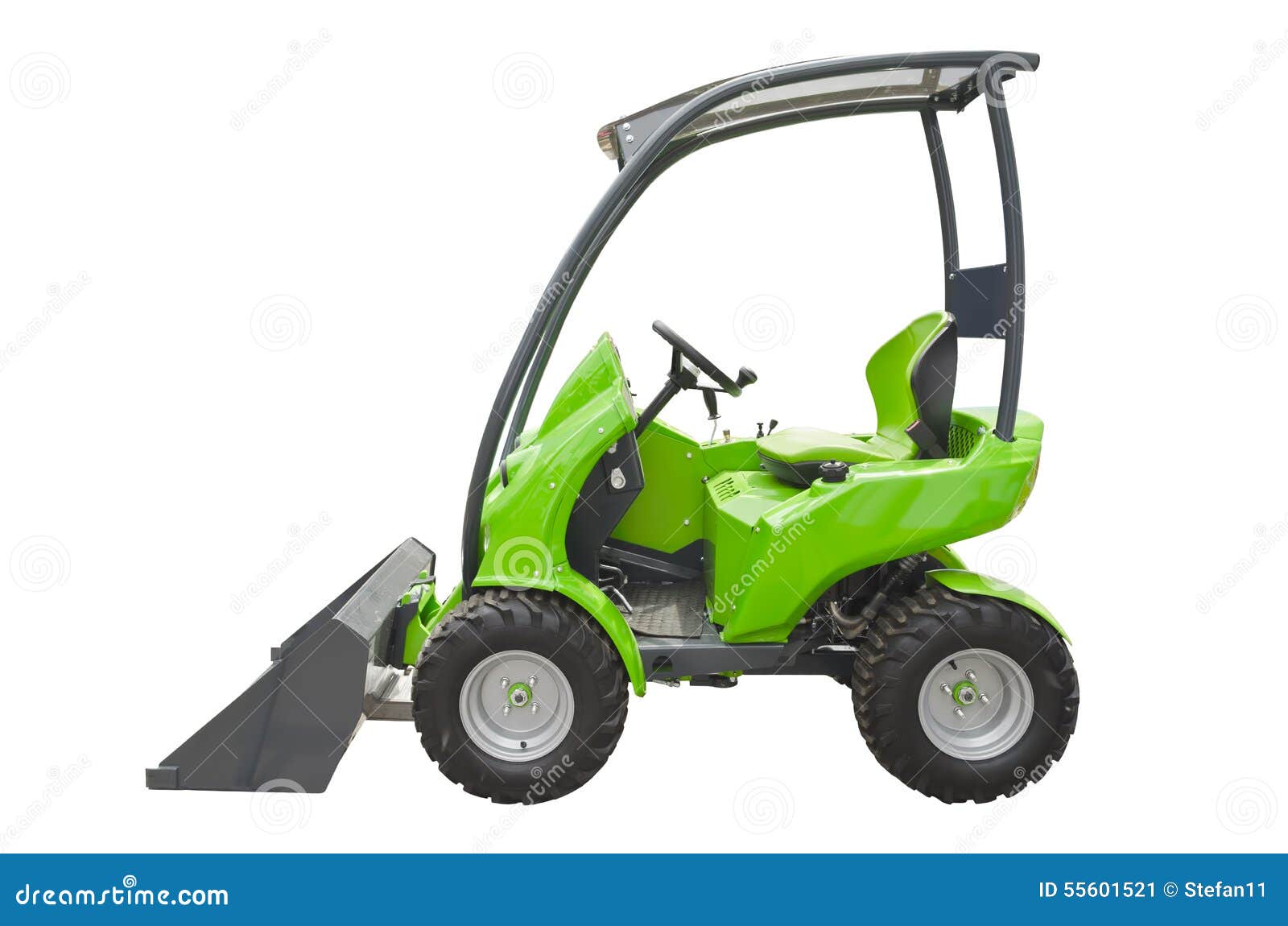 Small bulldozer stock image. Image of ground, loader - 55601521