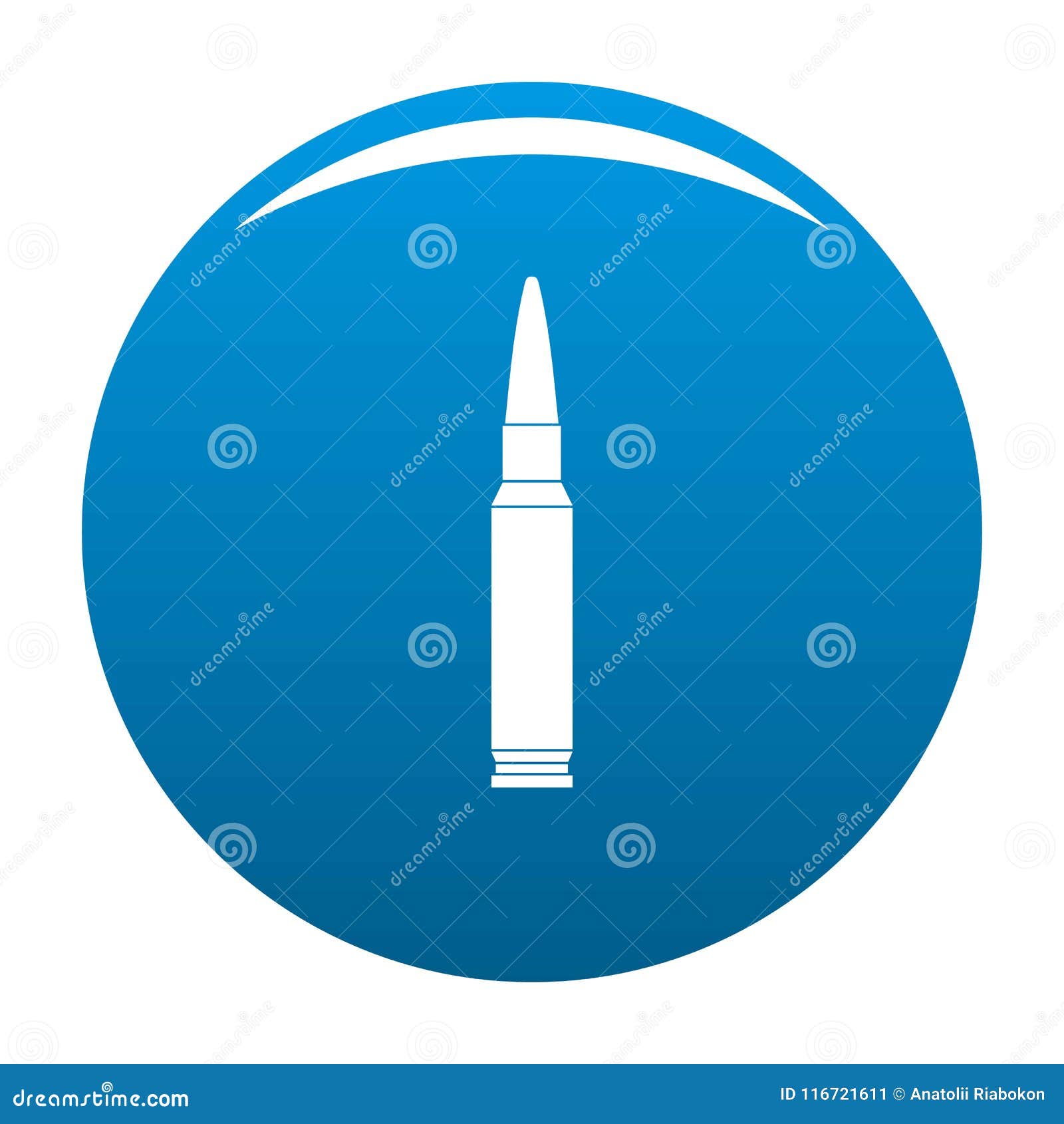 Small Bullet Icon Vector Blue Stock Vector - Illustration of icon ...