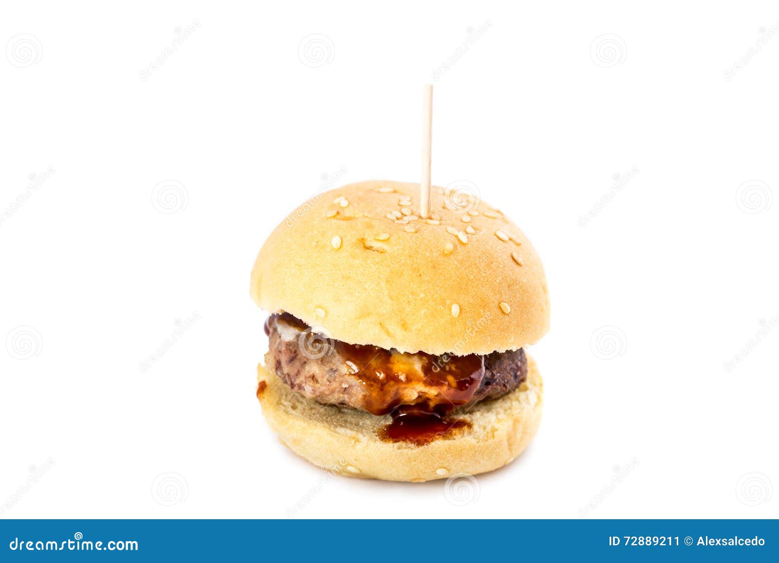 Small burger stock image. Image of path, isolated, appetizer - 72889211