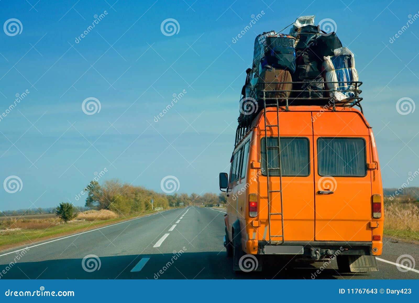 Small bus stock image. Image of street, relocating, bright - 11767643