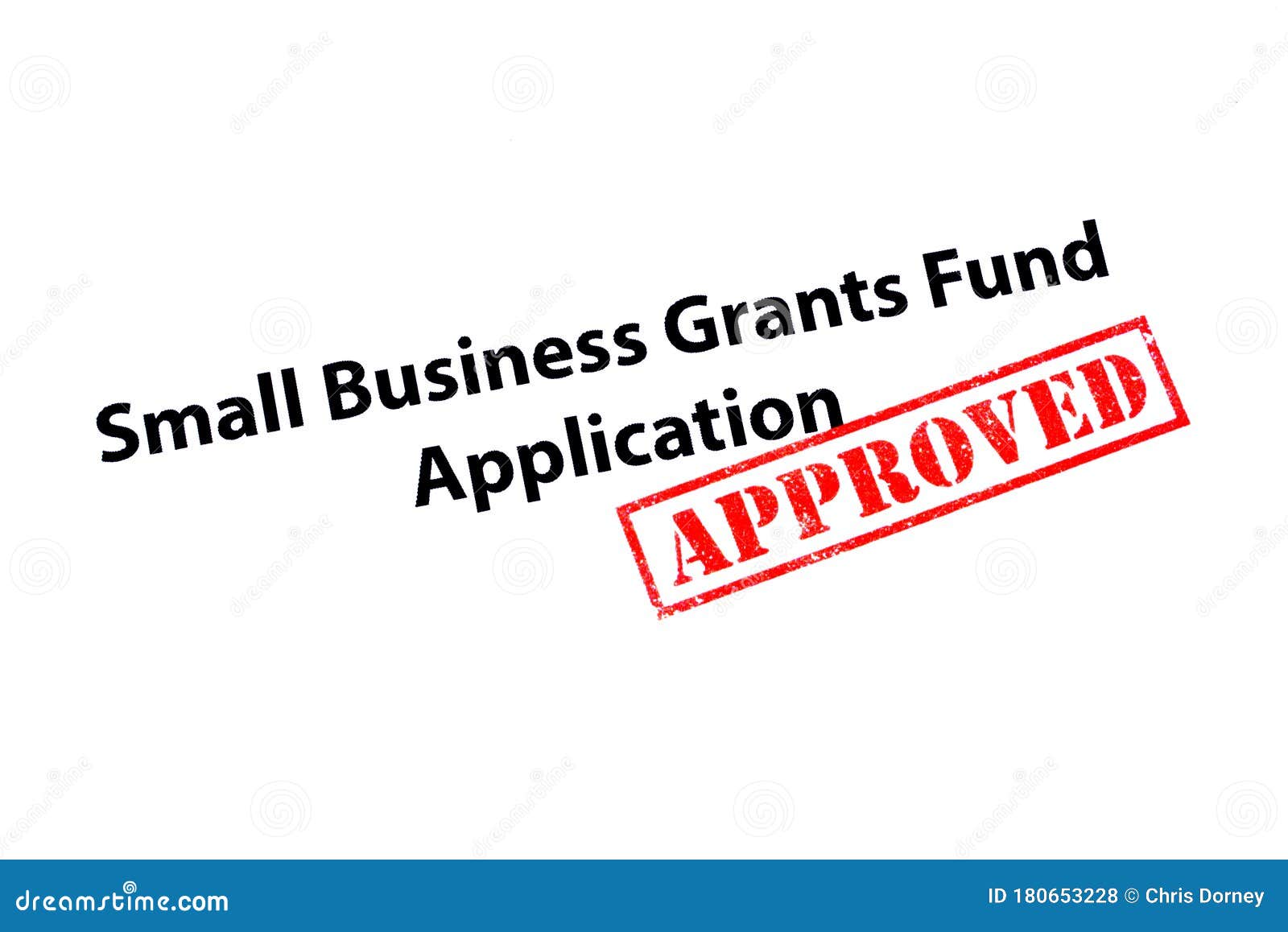 Small Business Grants Fund Application Approved Stock Illustration ...
