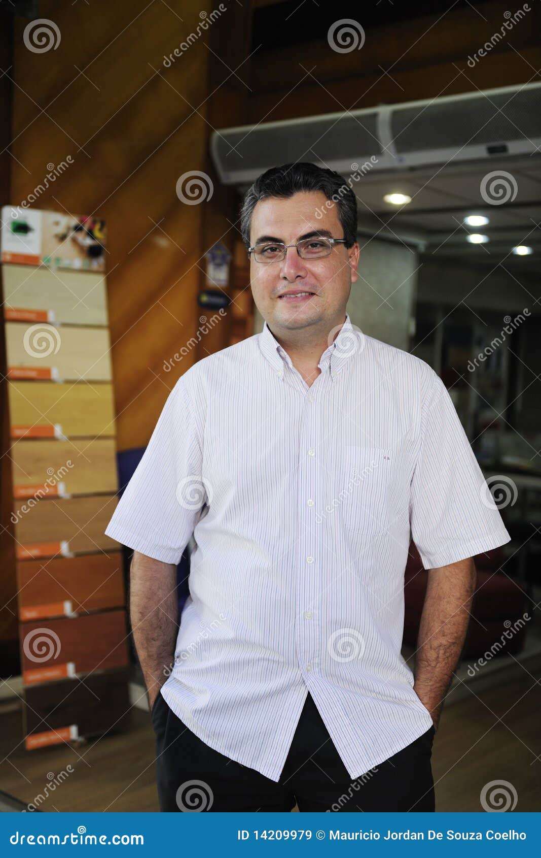 Small Business:retail Floor Store Owner Stock Image - Image of flooring ...