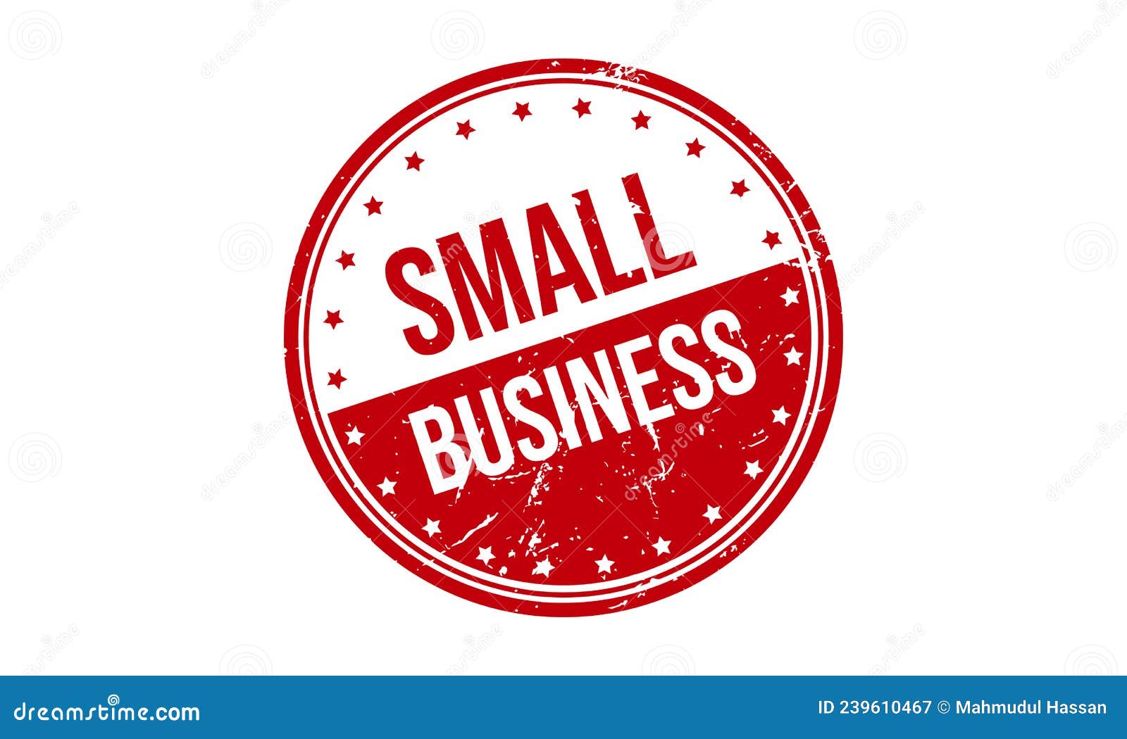 Small Business Rubber Stamp. Small Business Rubber Grunge Stamp Seal ...