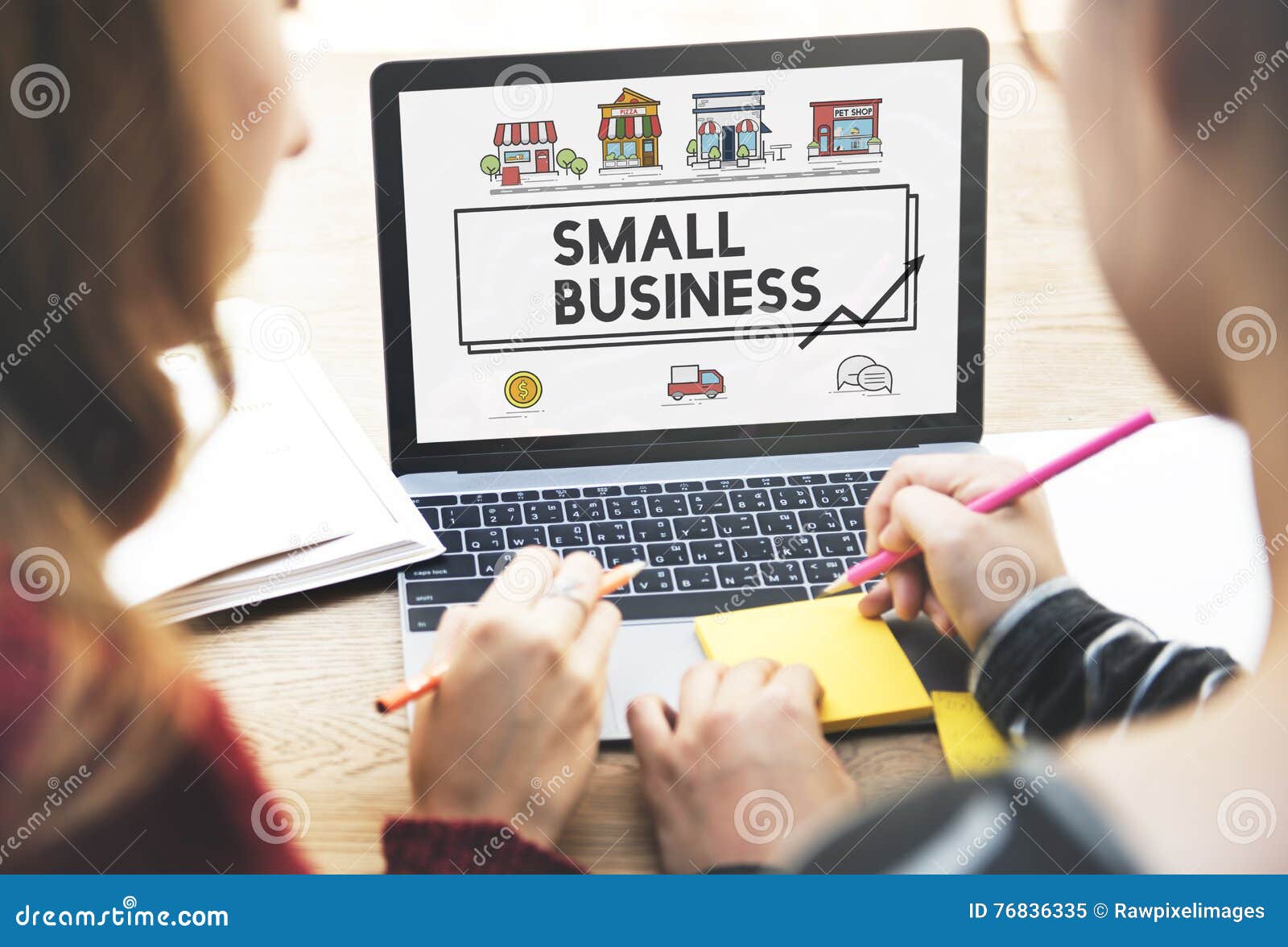 Small Business Strategy Marketing Enterprise Concept Stock Image ...