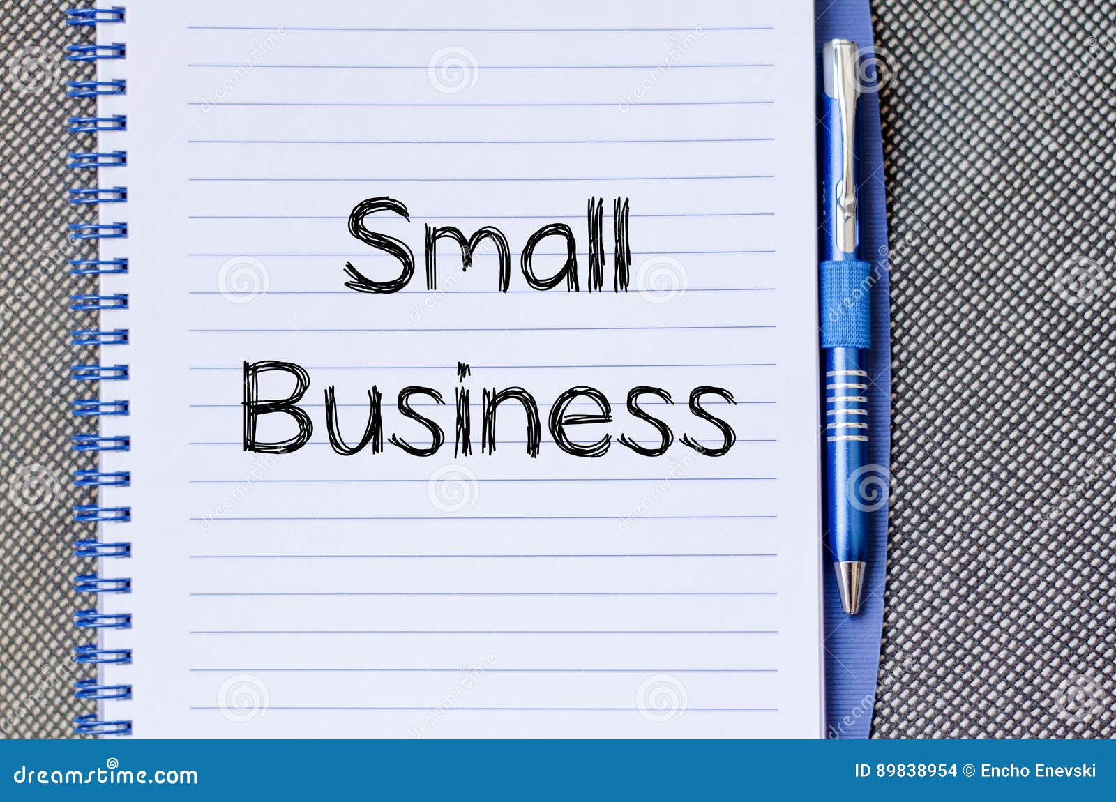 Small Business Text Concept on Notebook Stock Photo - Image of ...