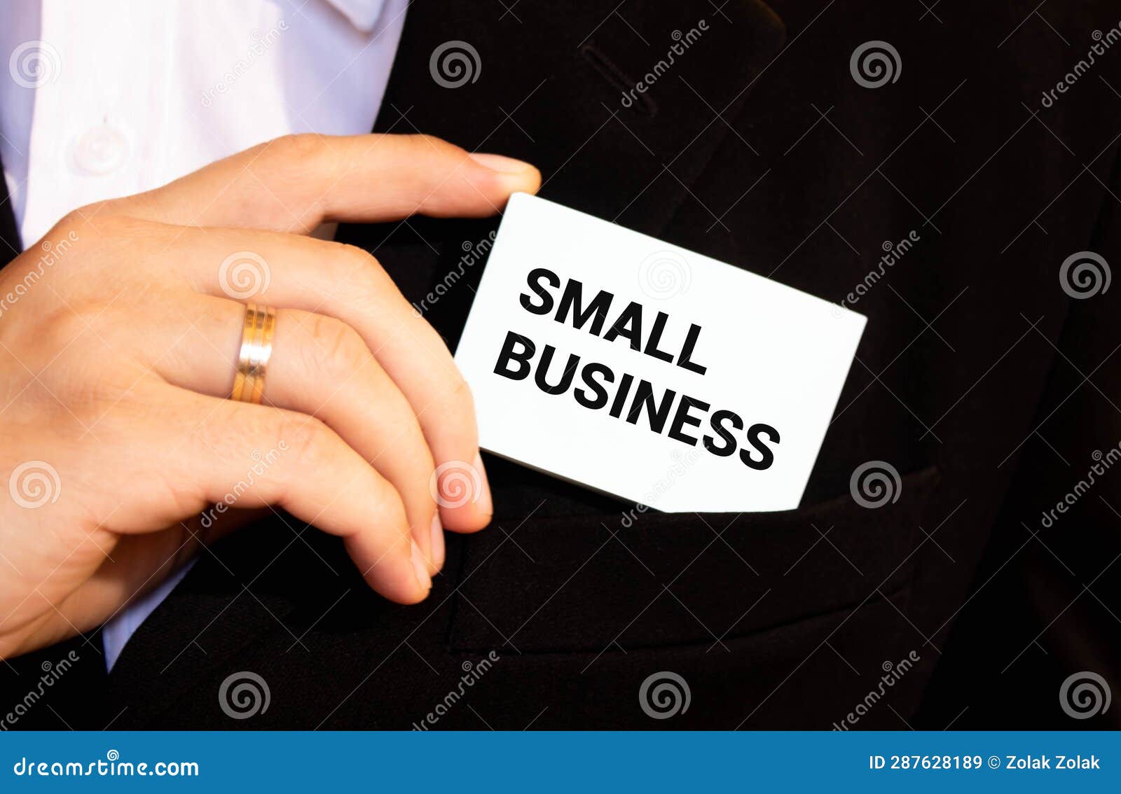 SMALL BUSINESS Text on Paper on a Chart Background Stock Image - Image ...