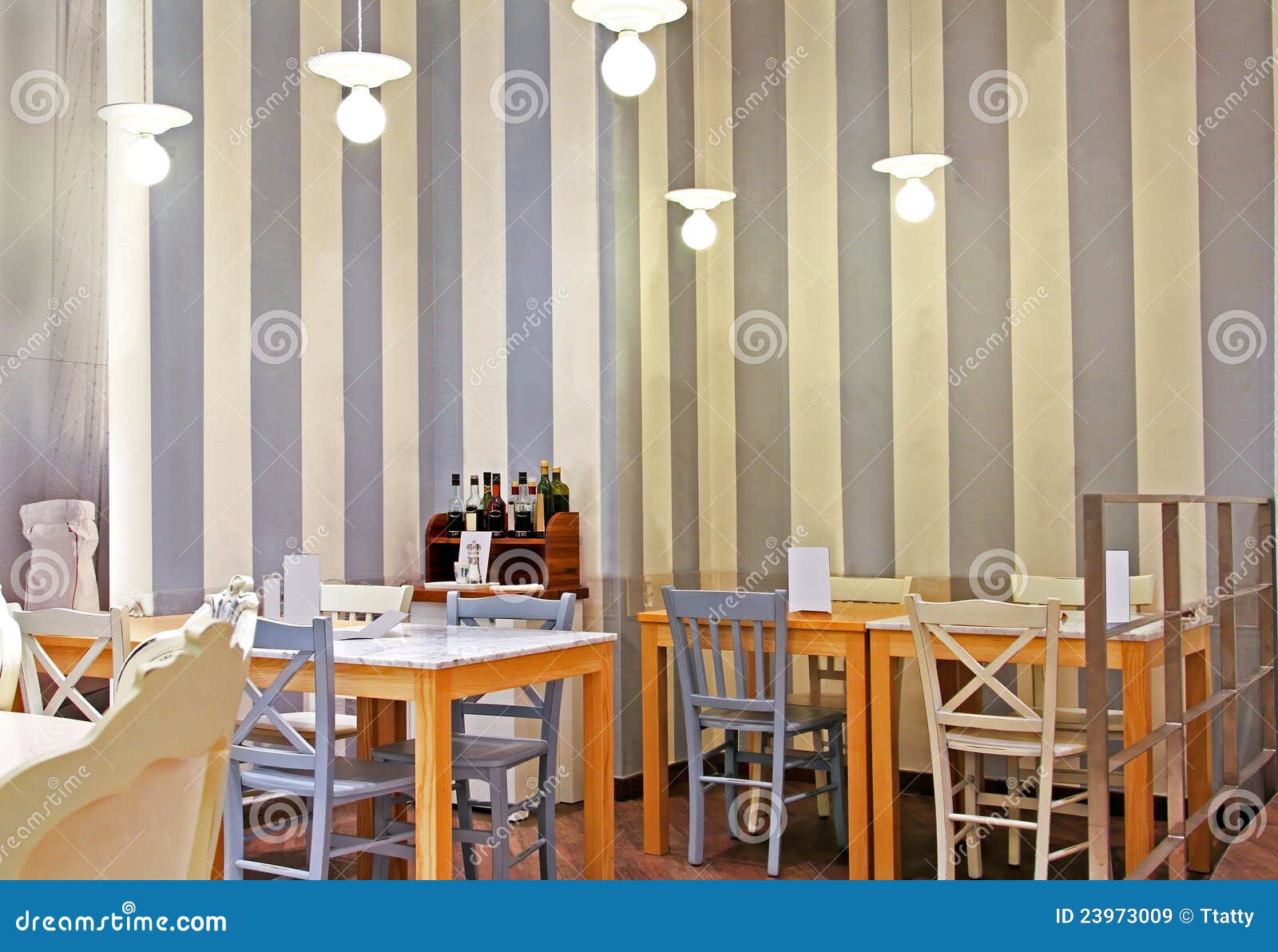 Small cafe stock image. Image of retro, chandelier, wood - 23973009