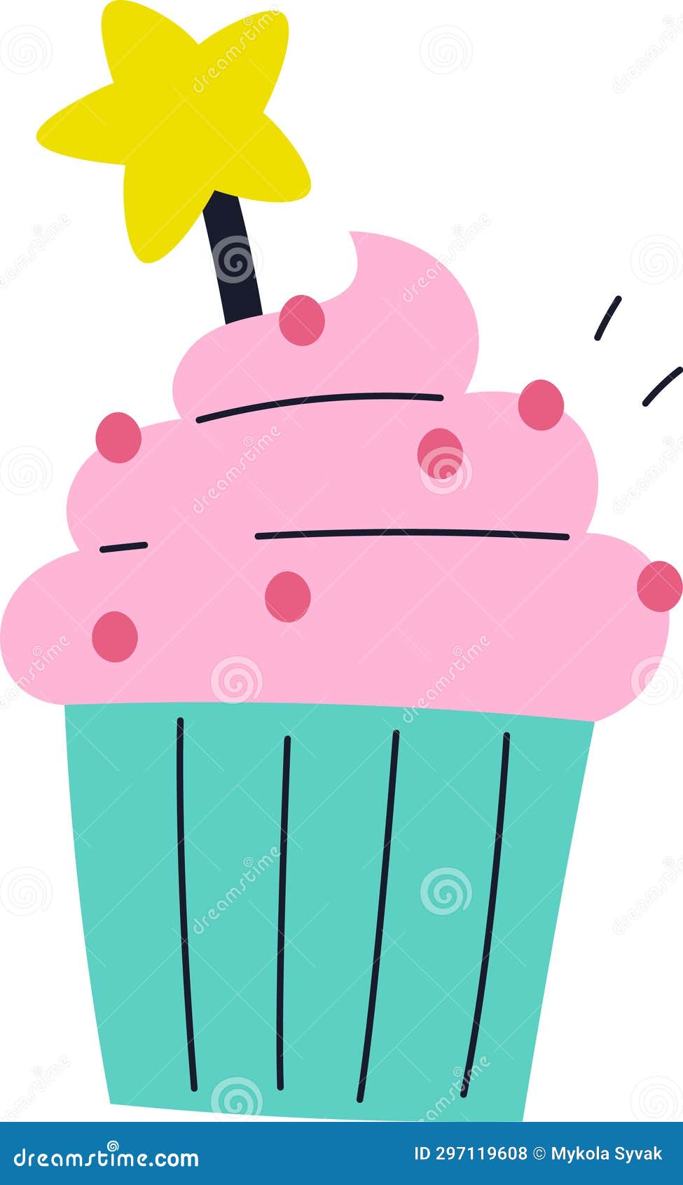 Small Cake Icon stock illustration. Illustration of party - 297119608