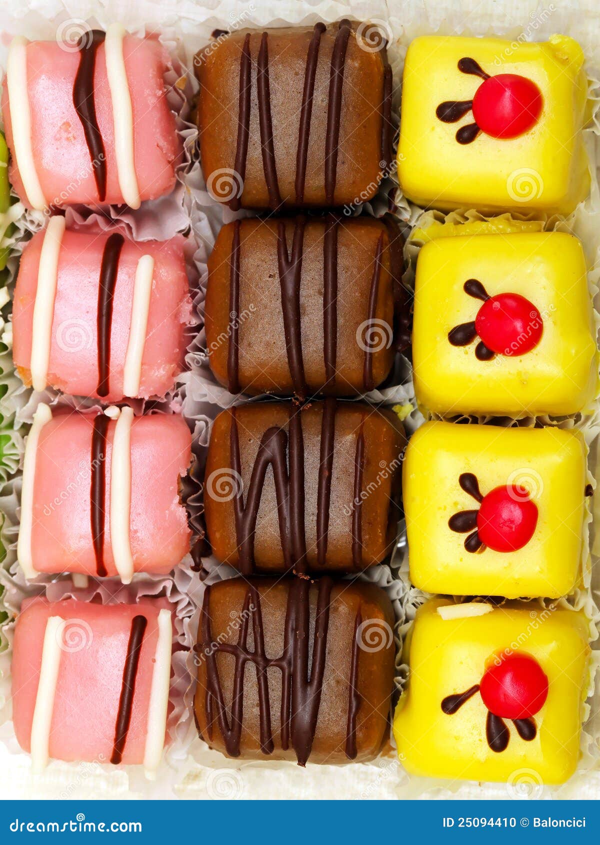Small cakes stock photo. Image of color, colorful, small - 25094410