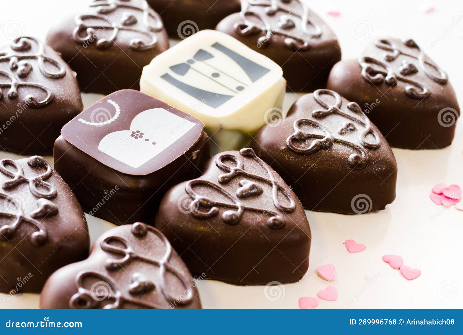 Small cakes stock photo. Image of indulgence, brown - 289996768